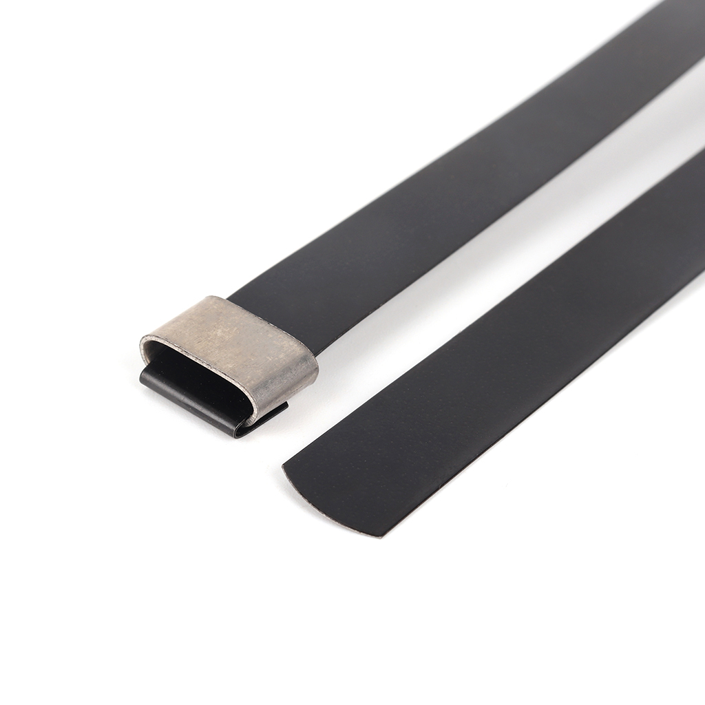 China Epoxy Coated Stainless Steel Cable Tie O-Lock Type Manufacturer ...